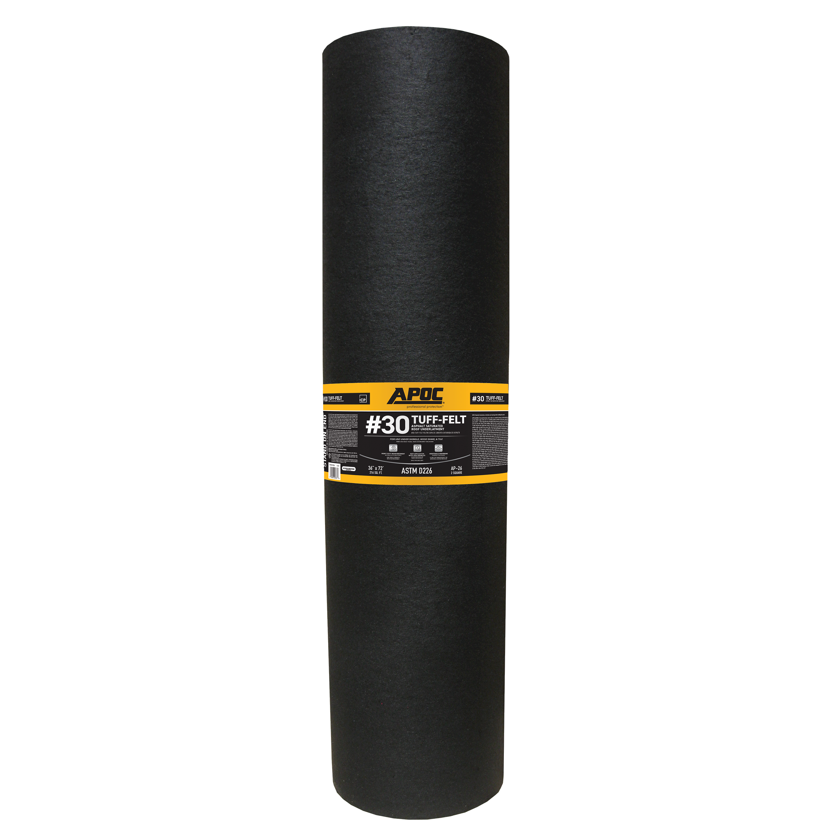 Weather-Armor® FT³ Fleece-Top Roof Underlayment – APOC