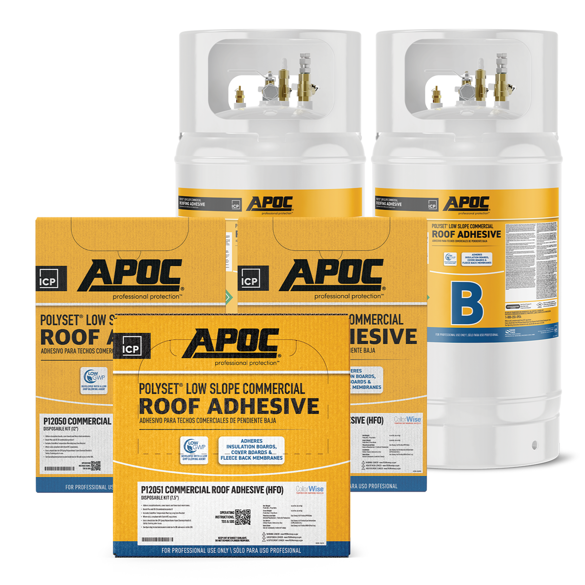 APOC® Polyset® Low Slope Commercial Roof Adhesive (HFO)