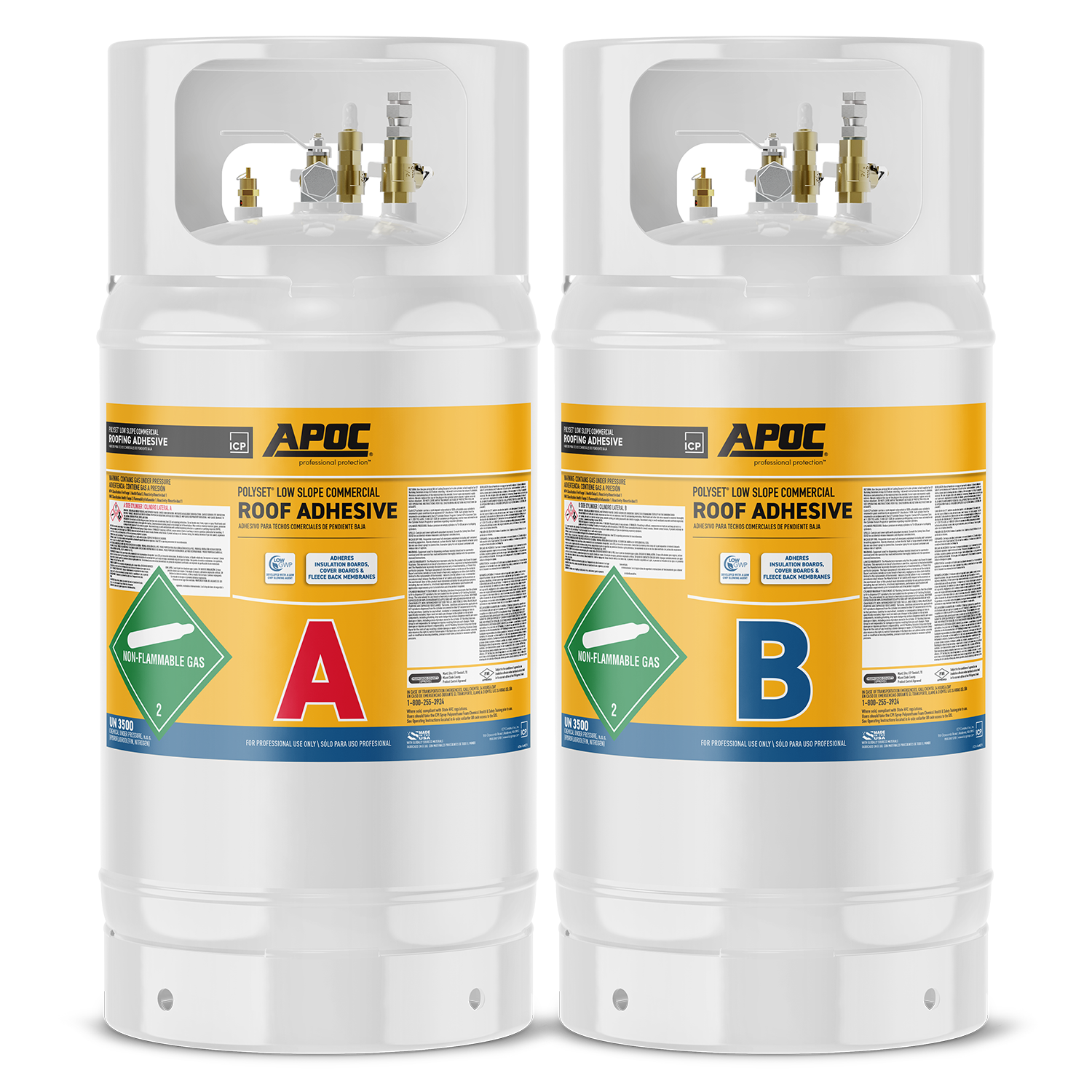 APOC® Polyset® Low Slope Commercial Roof Adhesive (HFO)
