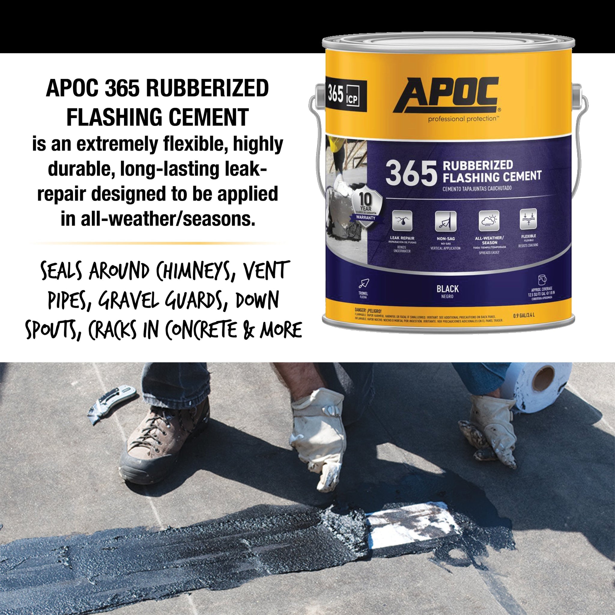 APOC® 365 Rubberized Flashing Cement