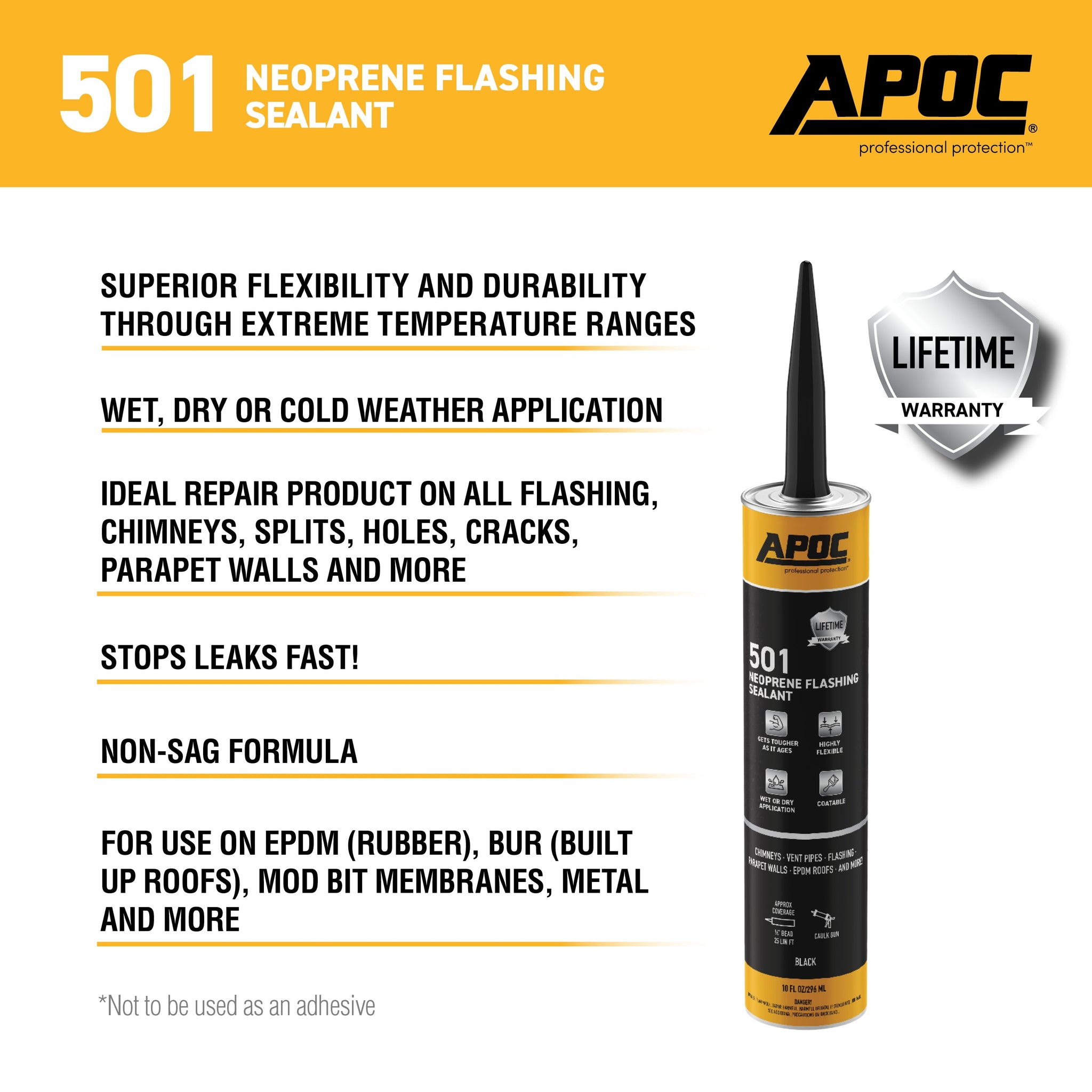 APOC® 501 Neoprene Flashing Sealant